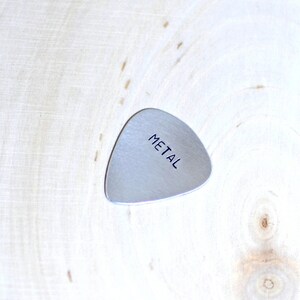 Metal Guitar Pick Handmade From Aluminum for Playing Extra Loud and ...