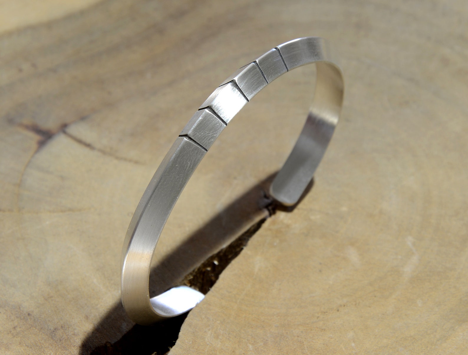 Mens Silver Cuff Bracelet Triangular Cuff Bracelet Silver - Etsy