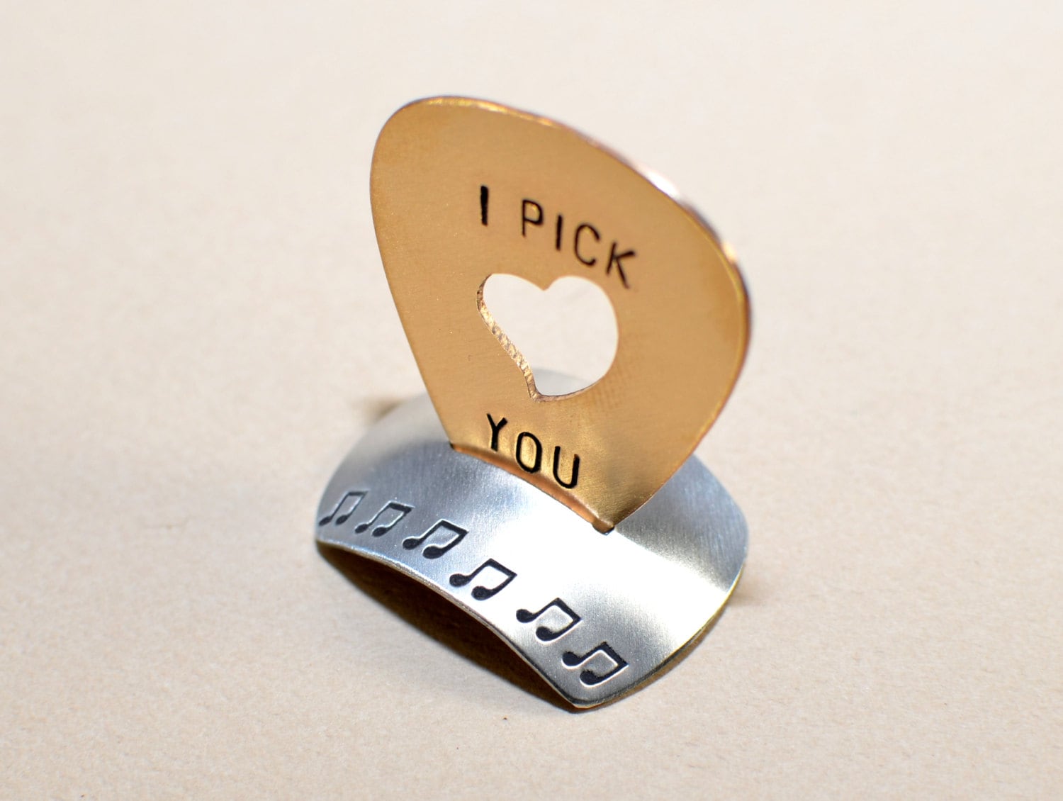 Aluminum guitar pick stand for the serious musician with Space | Etsy