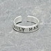 Sterling Silver Men's Toe Ring for a Touch Manly Man - Etsy