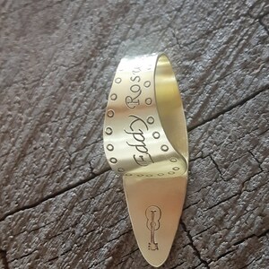 Brass Thumb Pick With Custom Name - Gift for Guitarist - Musician ...