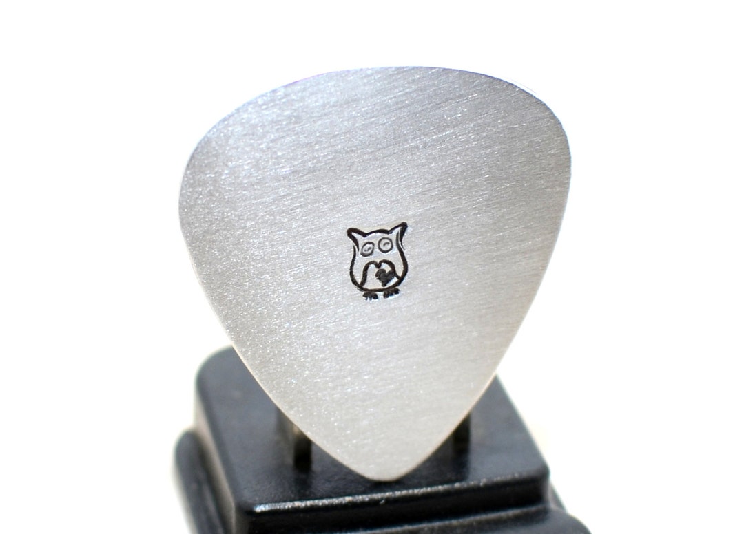 Owl Aluminum Guitar Pick for Bringing a Big Hoot to Your Music - GP324 ...