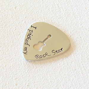 I Picked My Rock Star Guitar Pick With Rocking Guitar Cut Out in ...