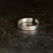 Dainty Sterling Silver Toetally Crazy Toe Ring - Pun and Funny Toe Ring ...