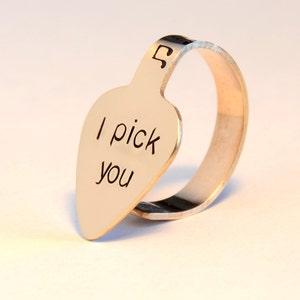 I Pick You Bronze Thumb Pick – Custom and Personalized Finger and Thumb ...