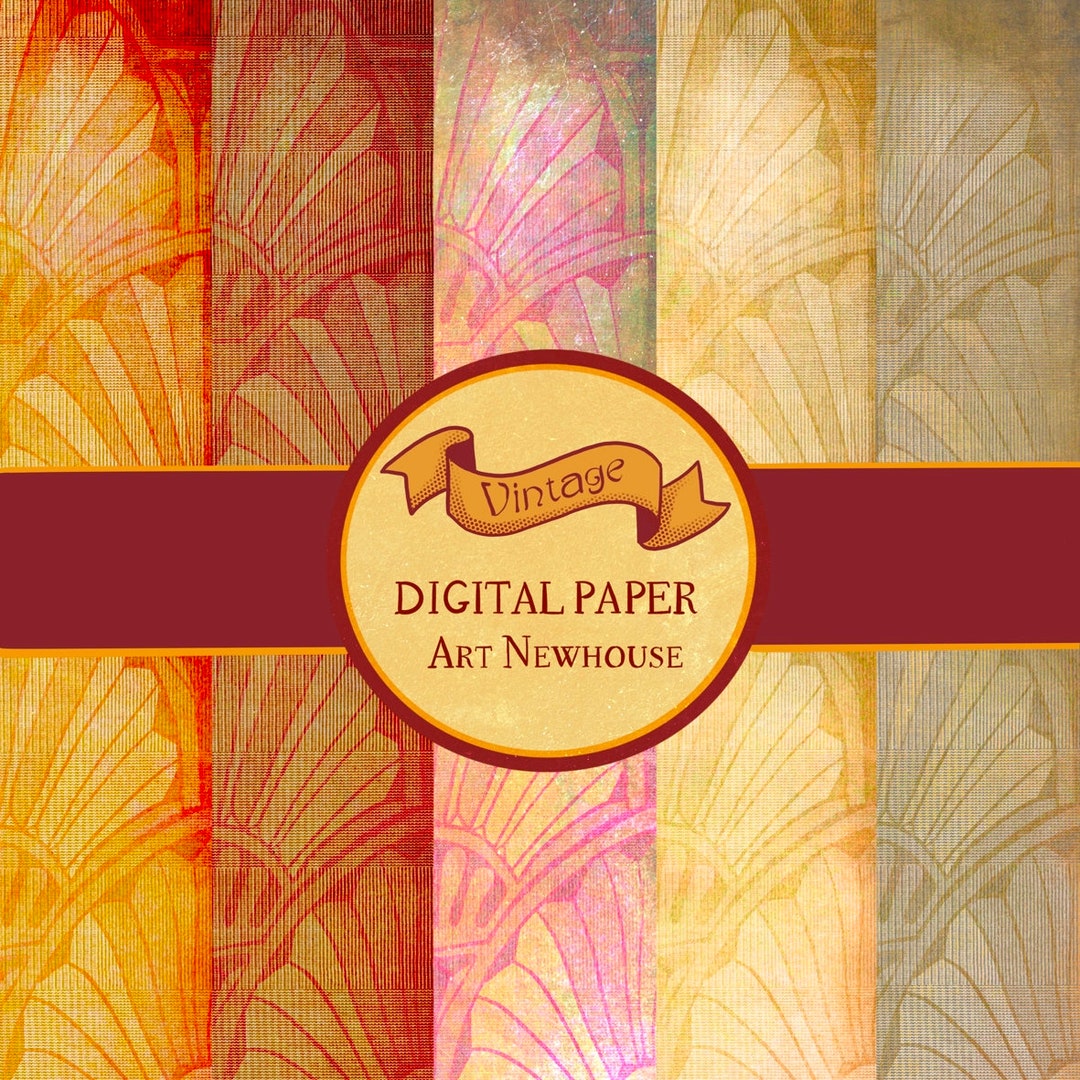 Digital Papers, Printable Digital Paper, Vintage Style Digital Paper ...