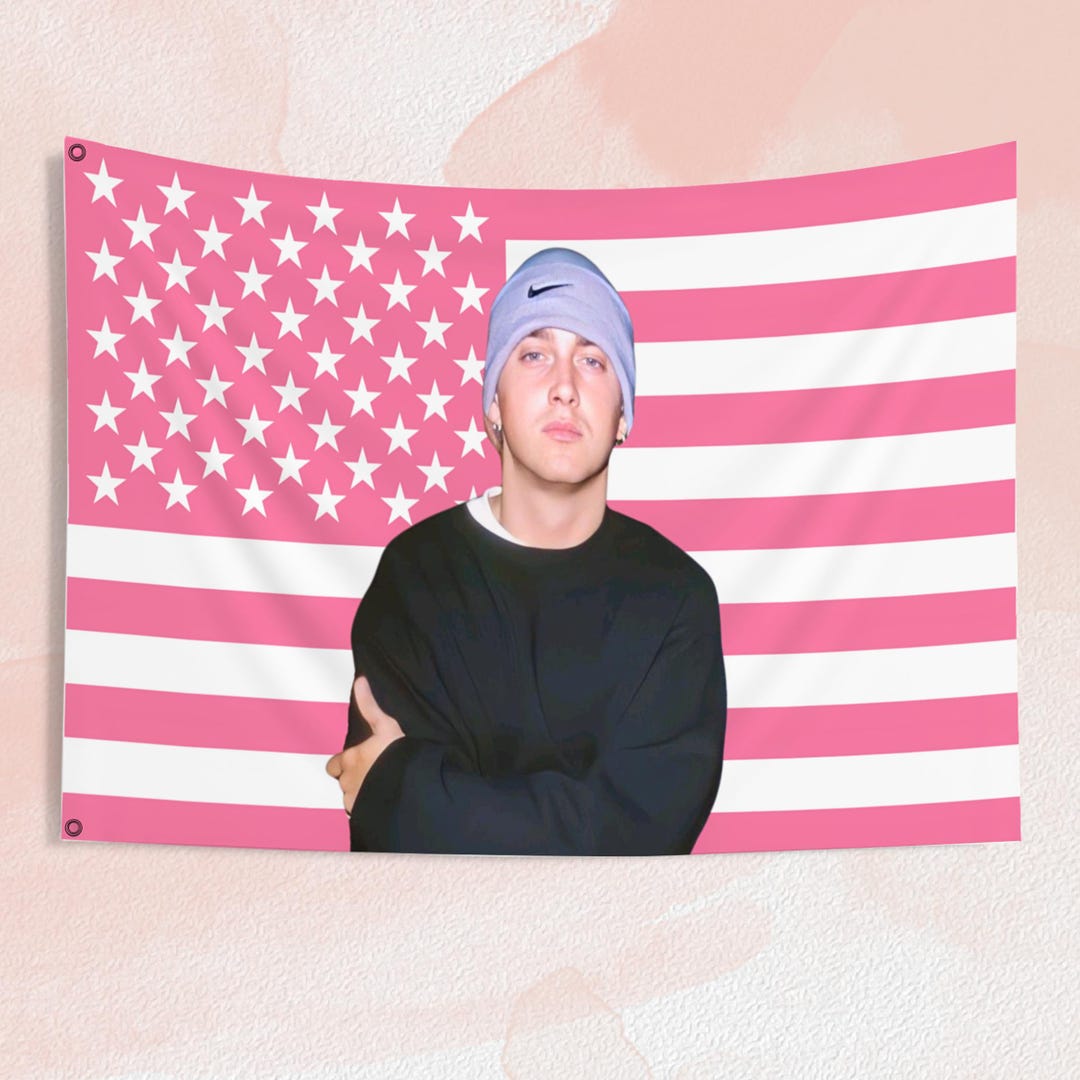 Eminem | Rap Icon Flag | Slim Shady Tapestry | Hip-hop Legend Decor ...