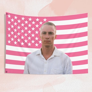 Rafe Cameron | Pink Flag | Drew Starkey Photo | Pink USA America Flag ...