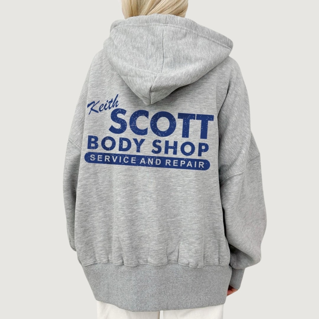 Keith Scott Body Shop Hoodie | One Tree Hill Sweatshirt | Cozy Unisex ...