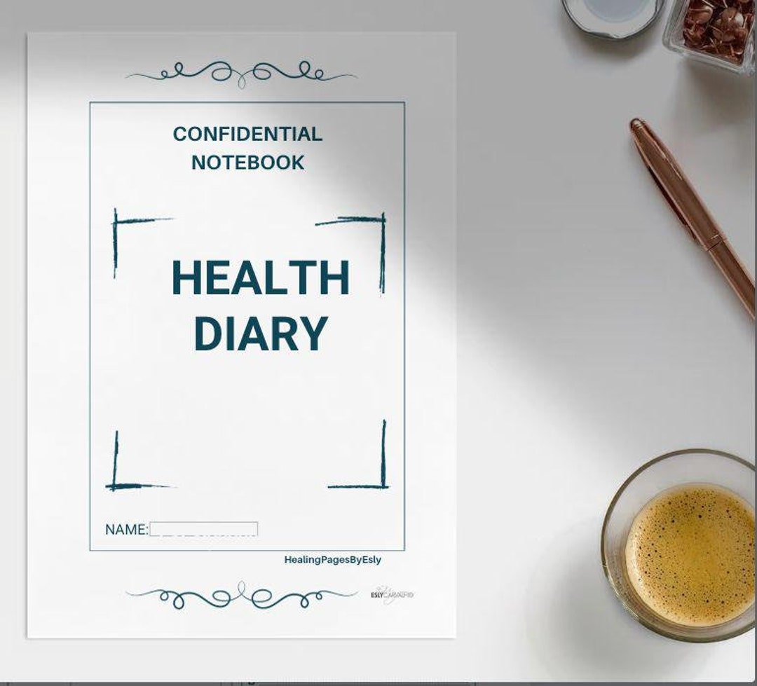 Printable Health Diary With Trackers - Etsy
