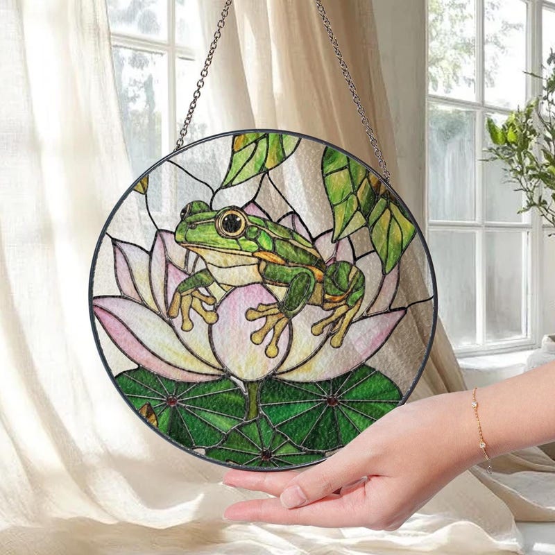 Lotus Acrylic Suncatcher - Etsy