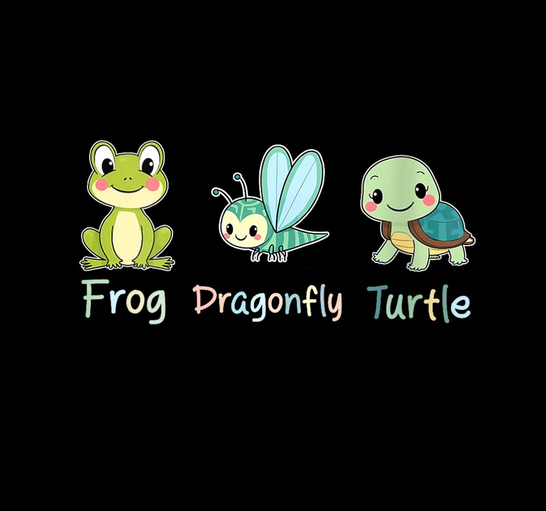 Frog Dragonfly Turtle PNG, Insect Lover PNG Insects- Subtle Anti-trump ...