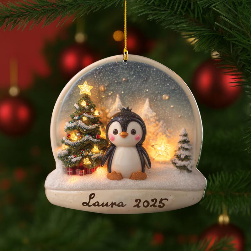 Ceramic Baubles Penguin - Etsy