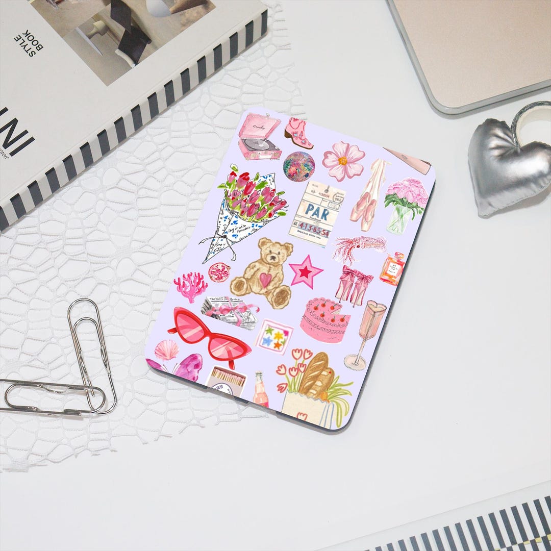 Cartoon Cute Bear Collage Kindle Case for Paperwhite 1/2/3/4, Kindle ...