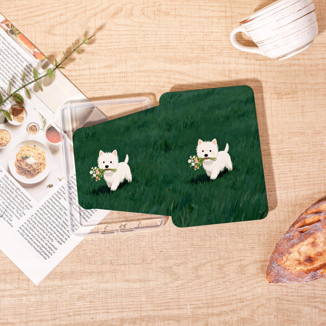 Fluffy White Dog 360 Kindle Case, Compatible With Kindle 10/11/12th ...