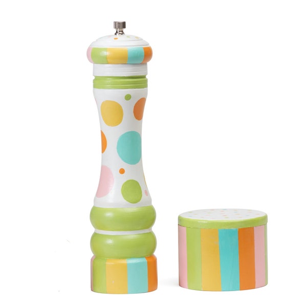 Painted Pepper Mill - Etsy