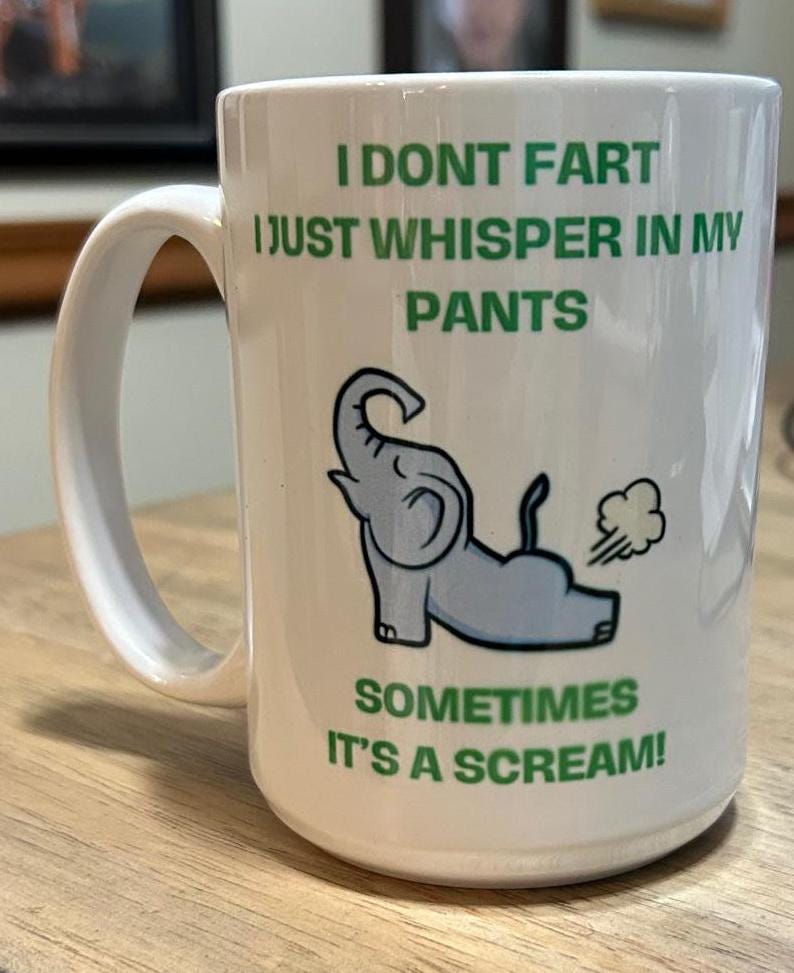 I Don't Fart Mug - Etsy