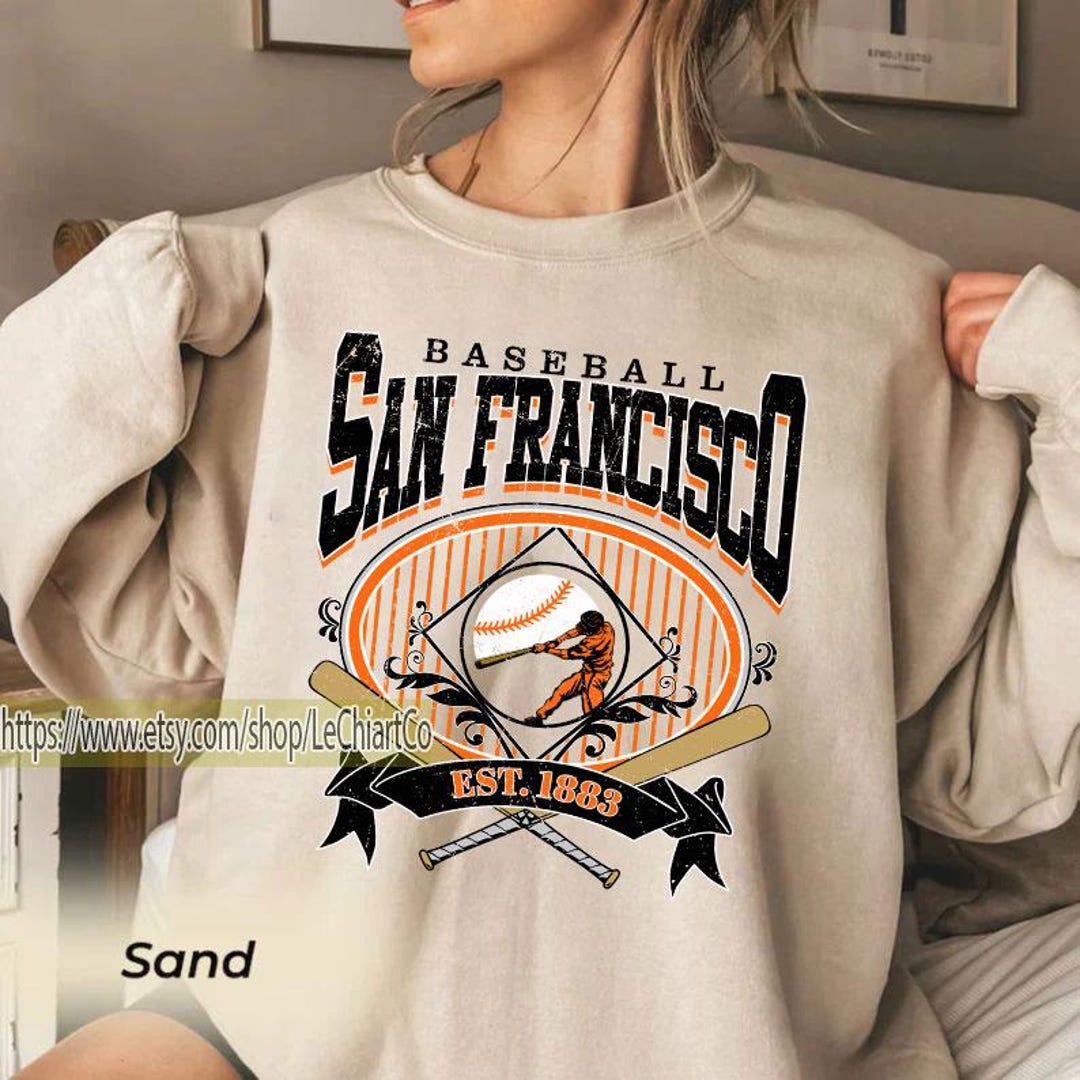 Vintage San Francisco Giant Sweatshirt, San Francisco Baseball Fan ...