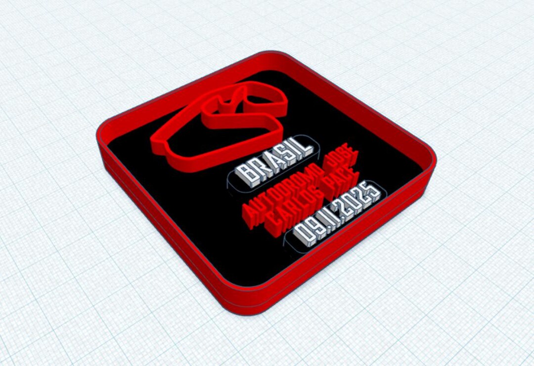 F1 Brazil GP Track STL | Interlagos 3D Print File | Autodromo Jose ...