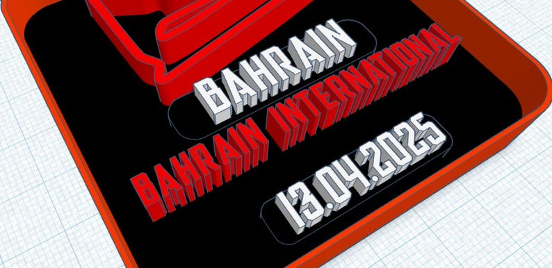 Bahrain F1 Circuit STL: 3D Printable Grand Prix Track (digital Download ...