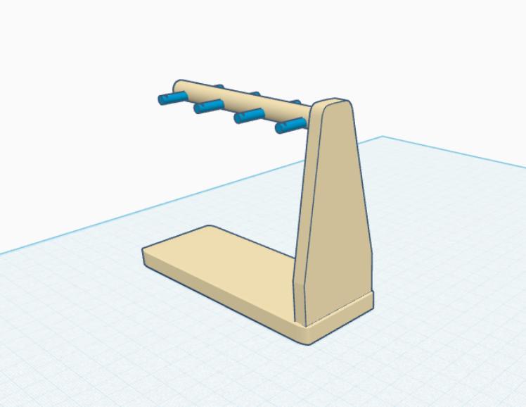 3D Printable Hanging Stand STL File - Multipurpose Display Rack for ...