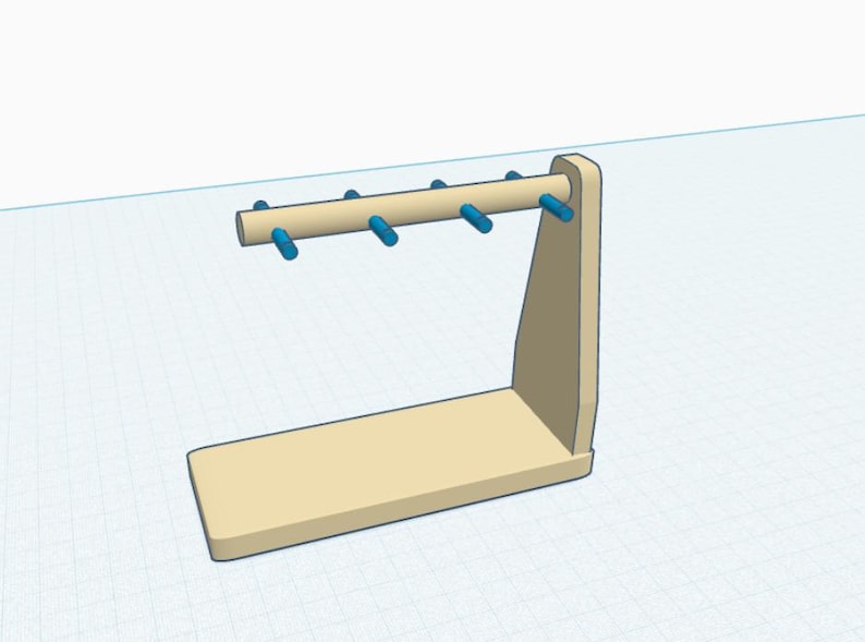 3D Printable Hanging Stand STL File - Multipurpose Display Rack for ...