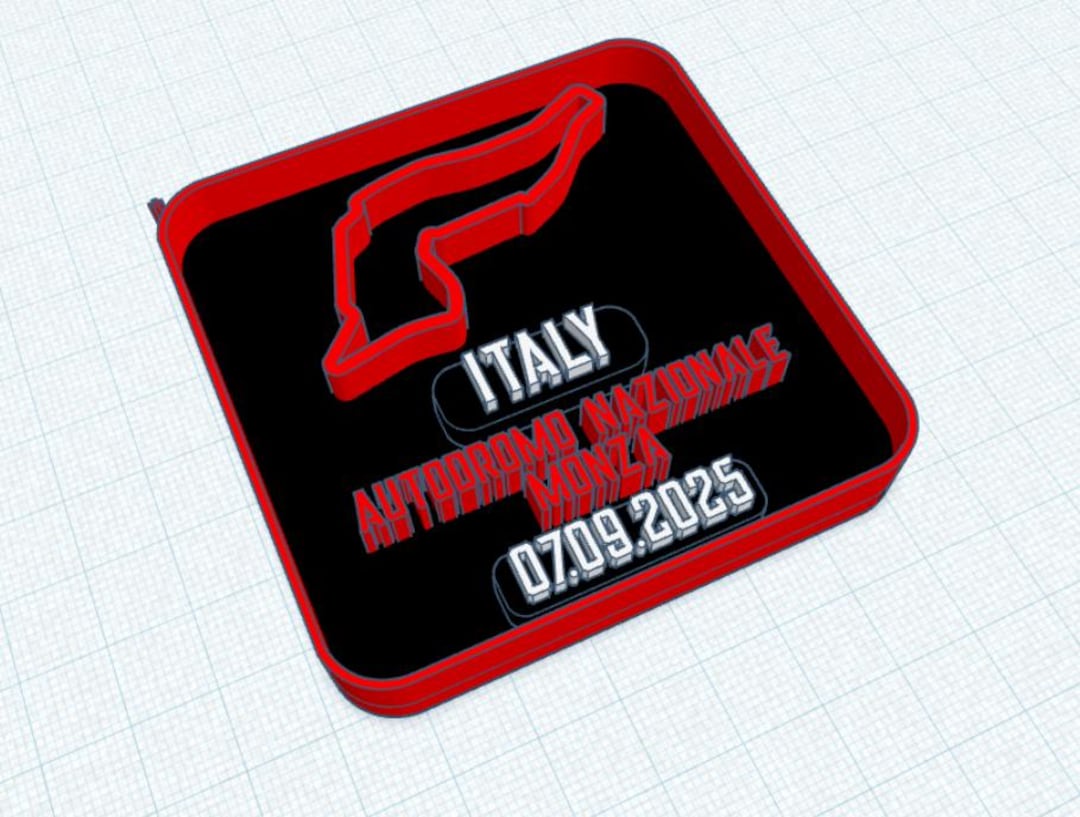Monza Circuit STL – Formula 1 Track 3D Print File – Italy Grand Prix ...