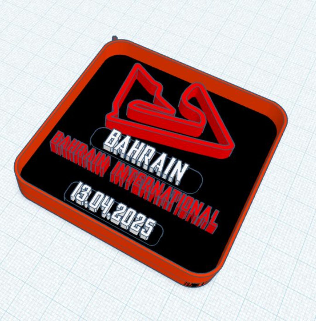Bahrain F1 Circuit STL: 3D Printable Grand Prix Track (digital Download ...