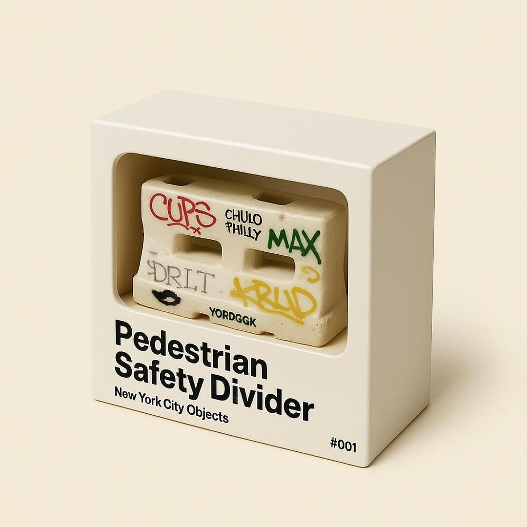 NYC Pedestrian Barrier STL File: Miniature City Diorama (digital ...