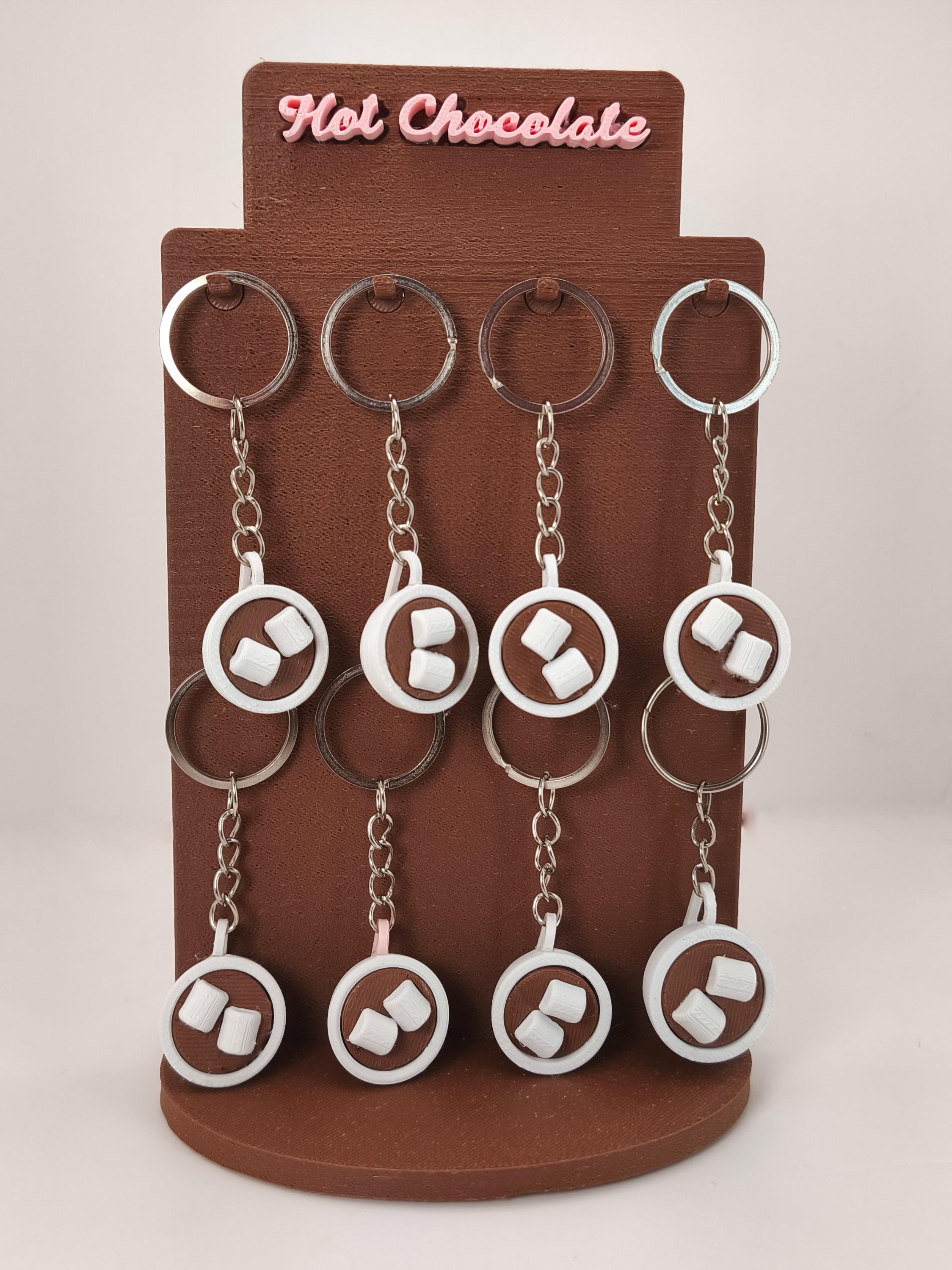 3D Printable Keychain Display Stand: STL File (digital Download) - Etsy