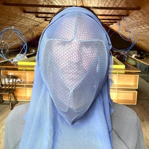 Cheeky Uncut in Blue - a Wondrous Headform and Mask - a Portable Portal ...