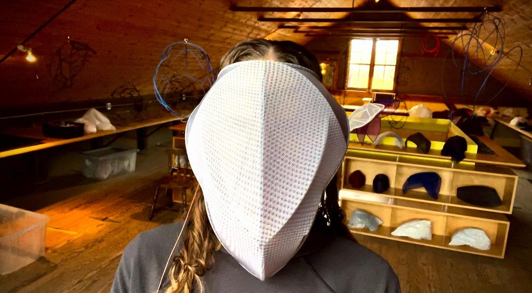 Baby Blue Armor Mask - a New Visor for Privacy and Movement ...