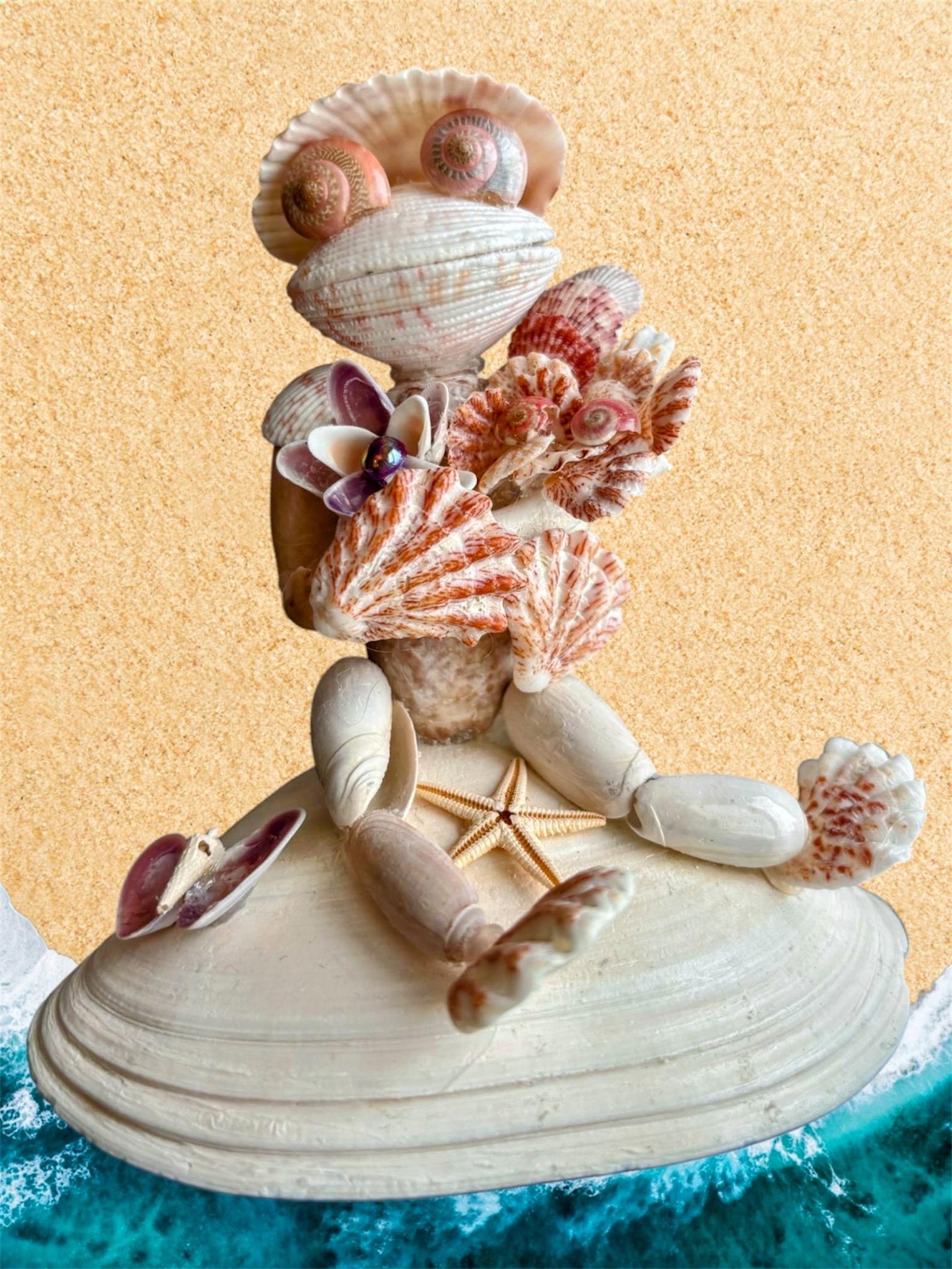 Seashell Frogs, Family, Frog Figurines, Collectibles, Unique Gifts ...