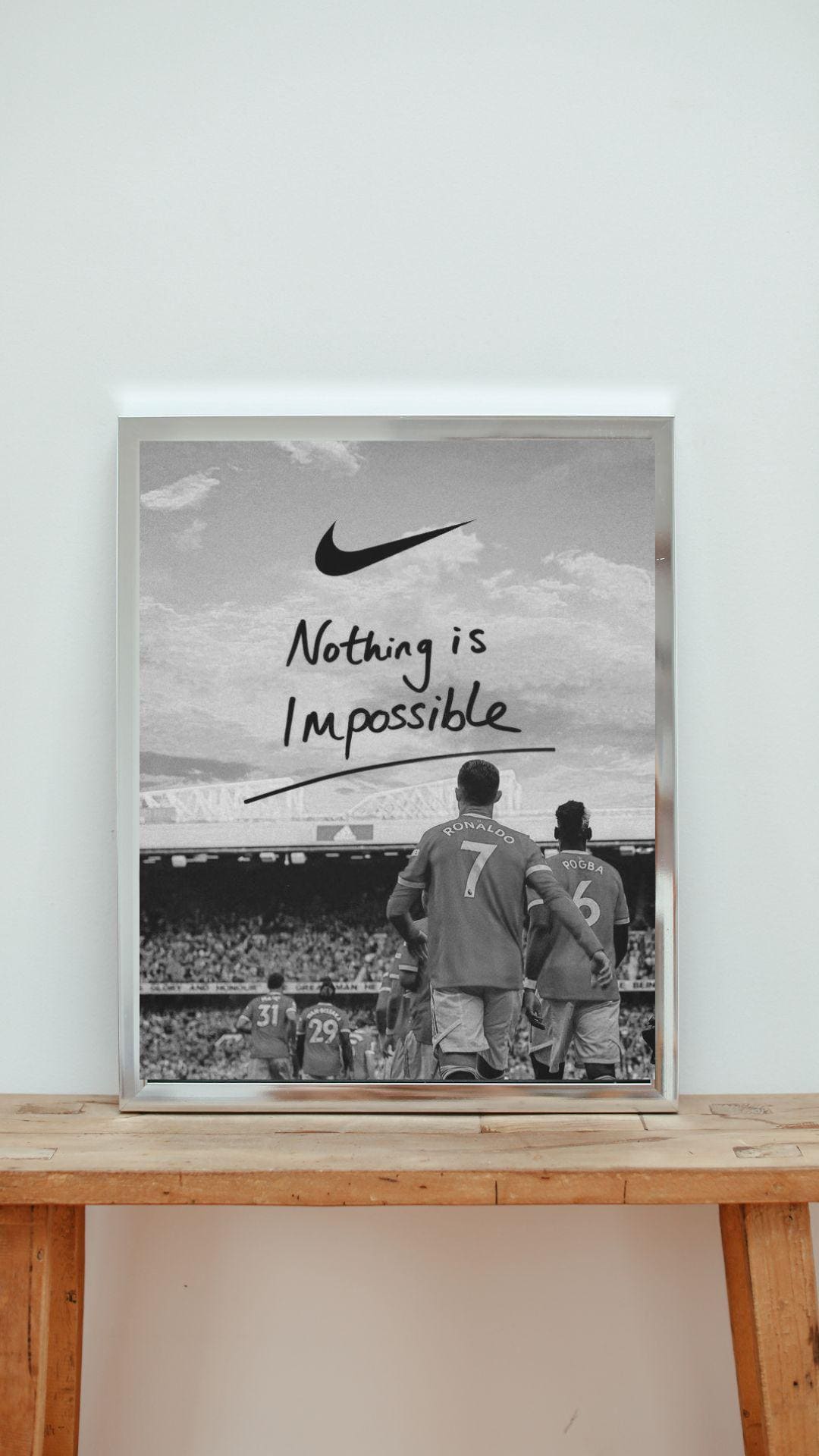 Cristiano Ronaldo Poster Nothing is Impossible Poster for Wall ...