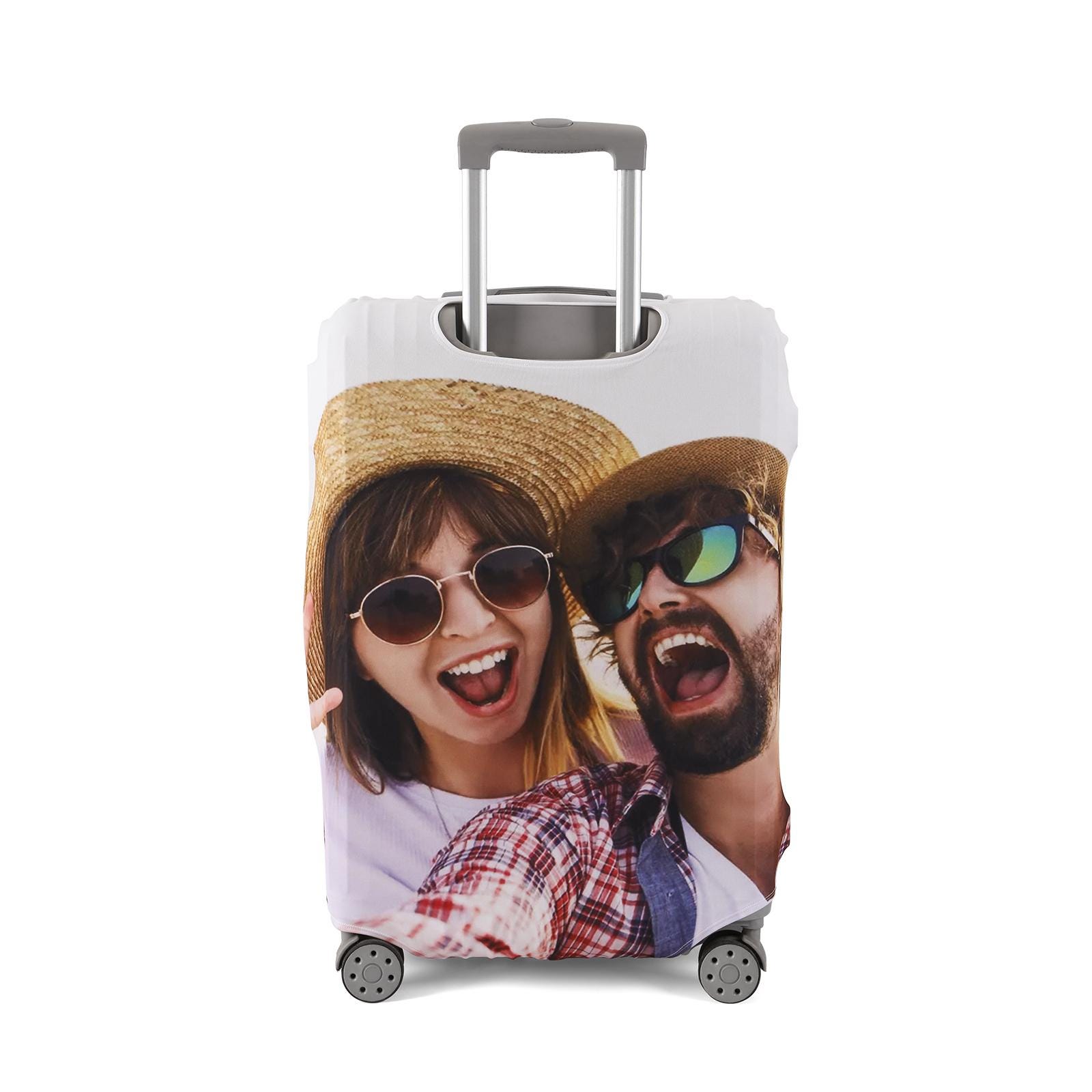 Personalized Luggage Cover With Custom Photo, Suitcase Protector for ...