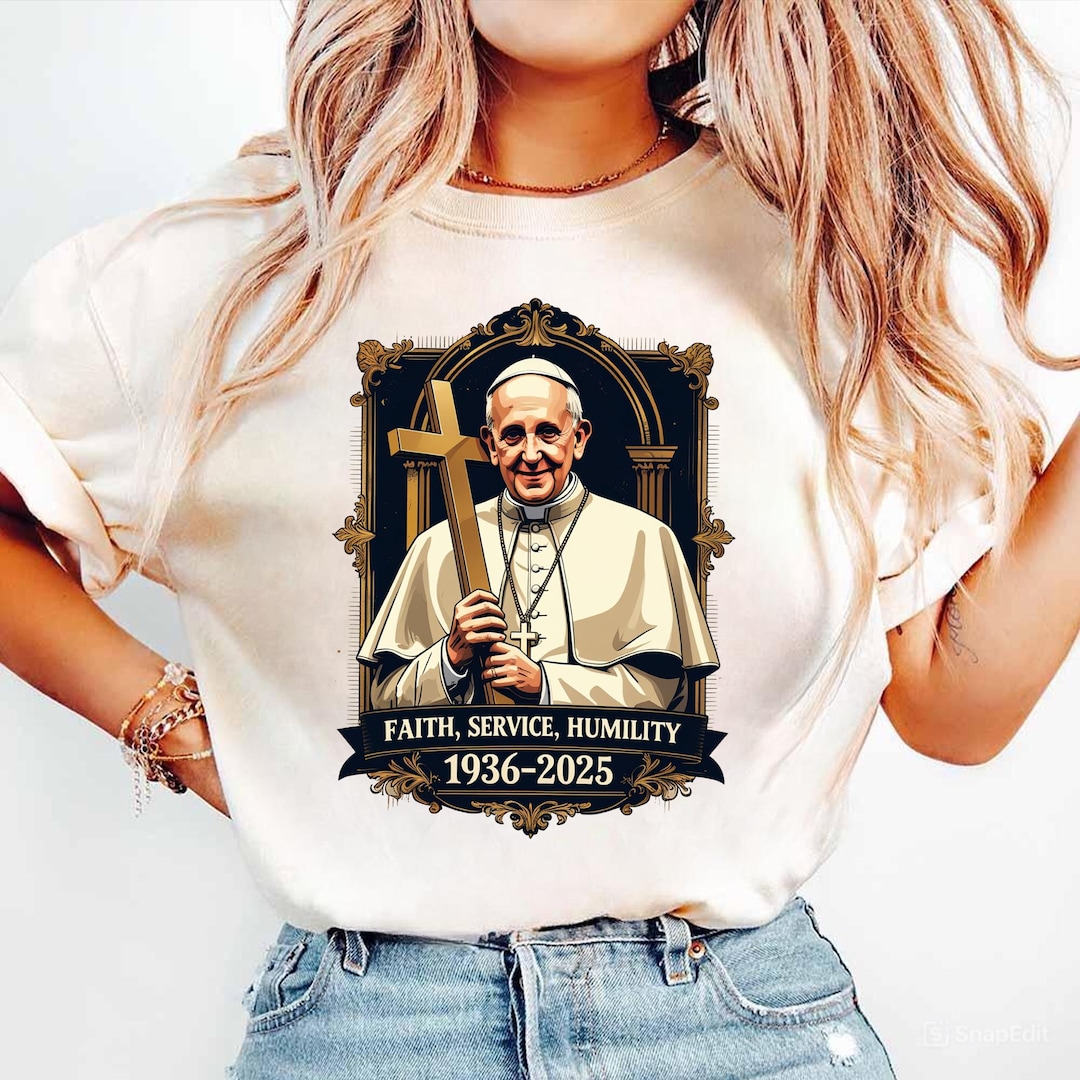 RIP Pope Francis 1936-2025, Pope Francis Memorial Design Png, Faith ...