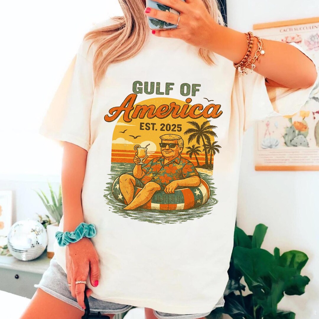 Funny Trump Gulf of Us America 2025 Png, Trump Merchandise Png, Only ...