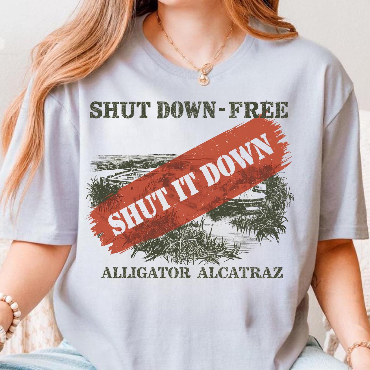 Anti Alligator Alcatraz PNG, Stop Alligator Alcatraz Design, Save ...