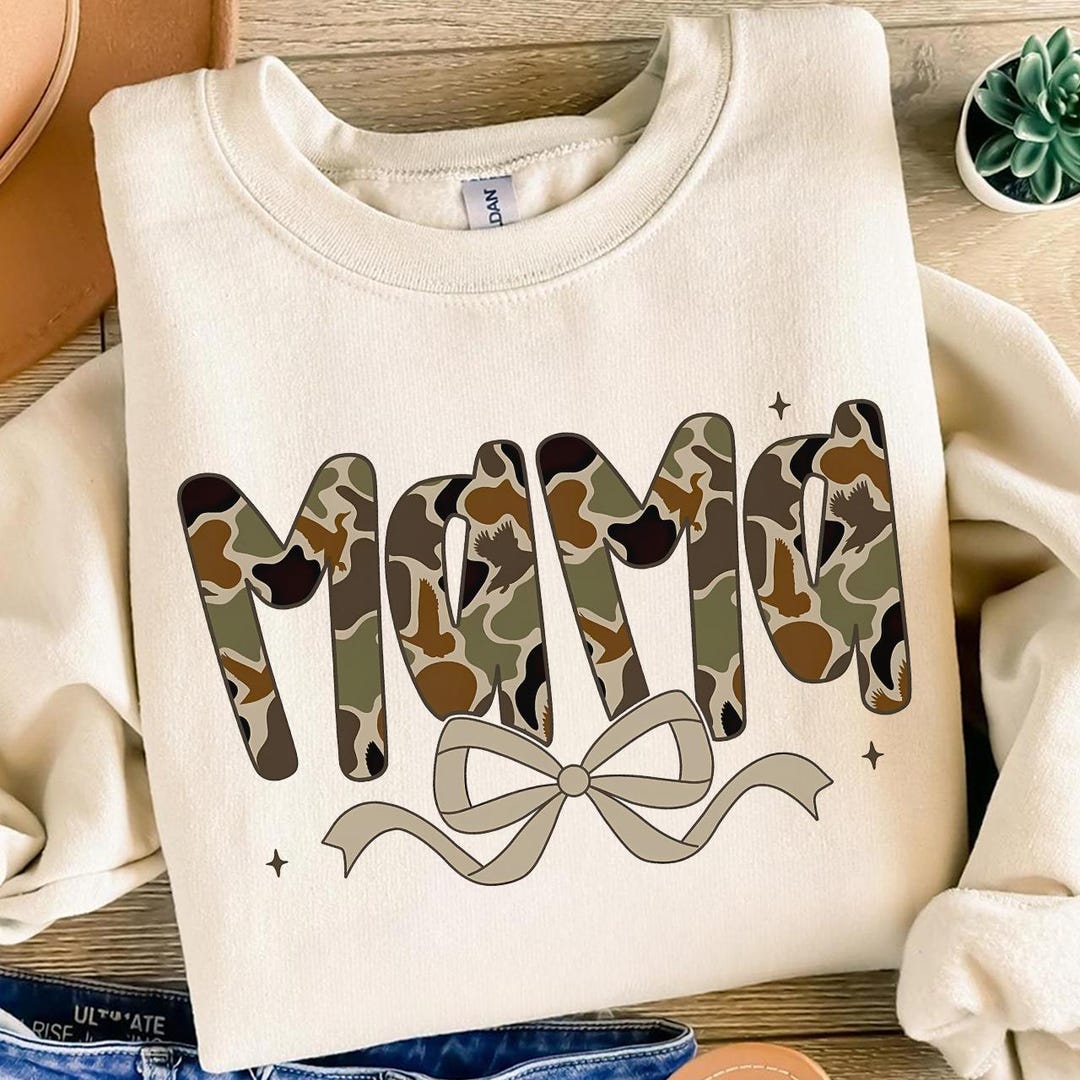 Mama Preppy Duck Camo Camouflage Png, Camouflage Png Mama, Mama ...