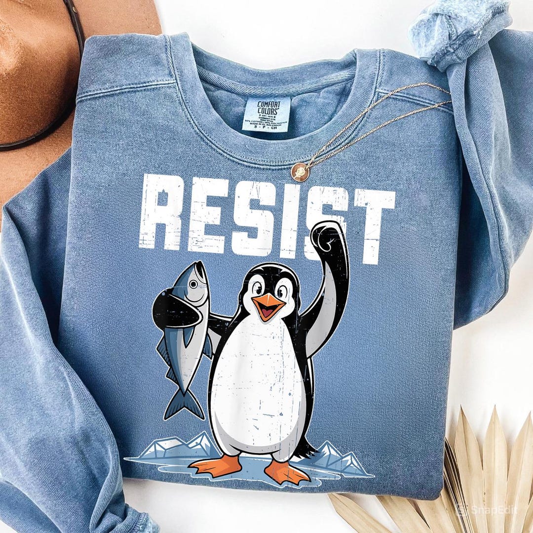 Penguins RESIST Png, Flippers up Png, Heard Island Png, Subtle FDT Png ...