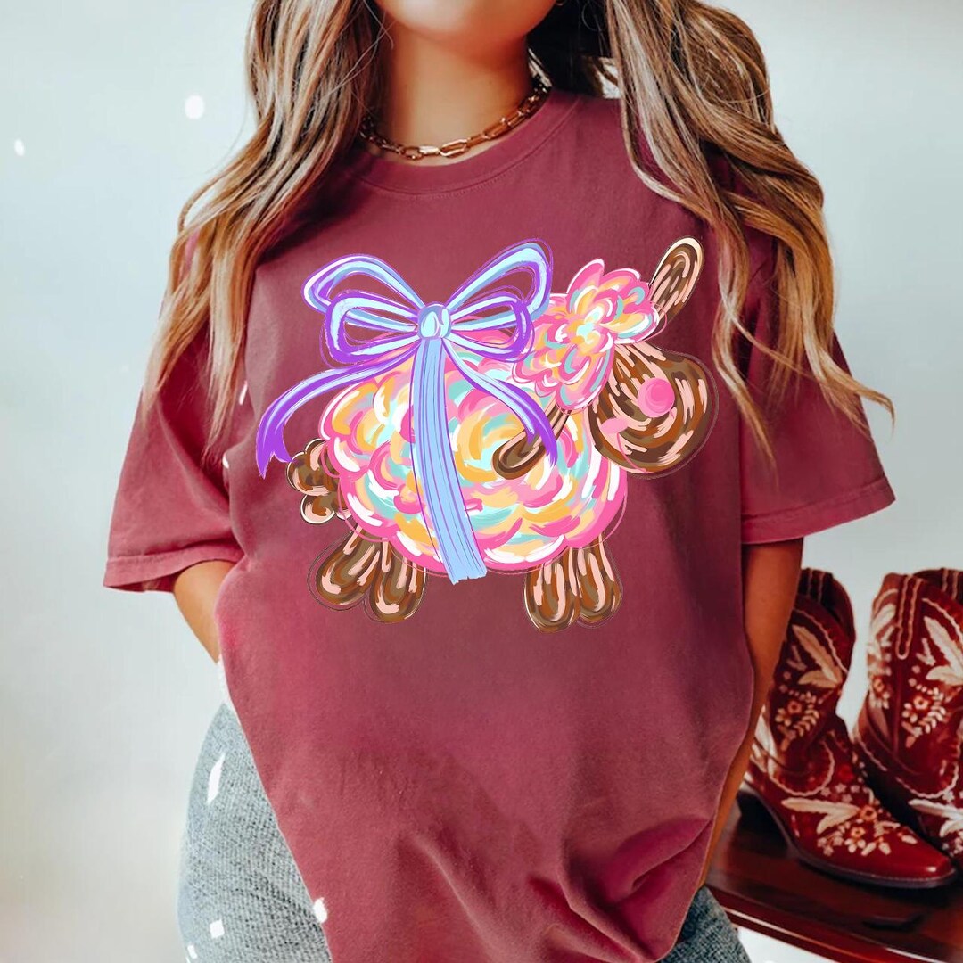 Sheep Easter Coquette Png, the Lord is My Shepherd Png, Lord's Prayer ...