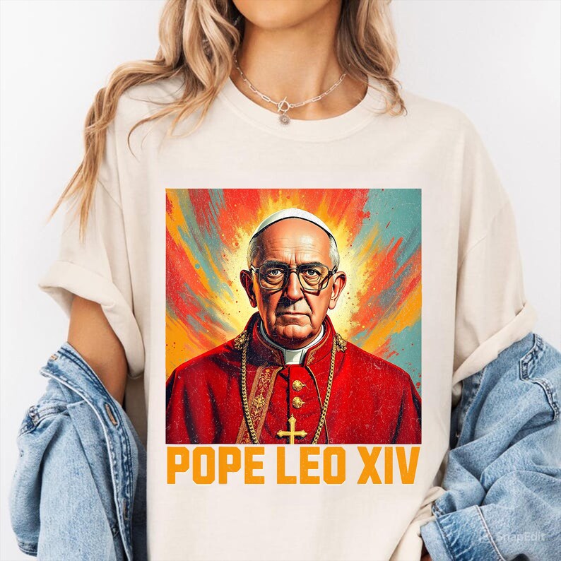Pope Leo XIV Png, New Pope Leo XIV Png, New Catholic Pope Design, Print ...