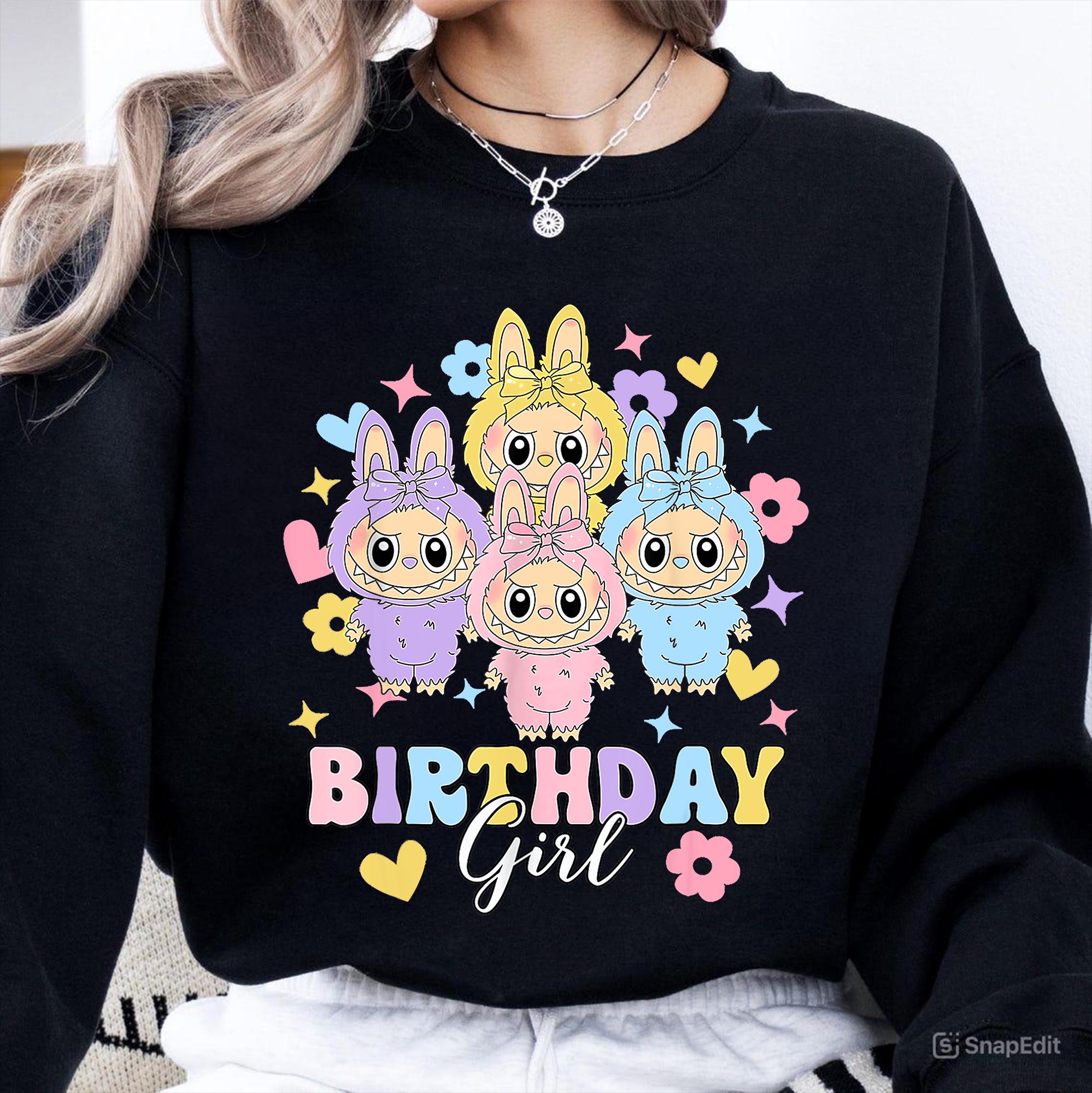 Happy Birthday Girls Labubu Png, Labubu Cute Png, Labubu the Monsters ...