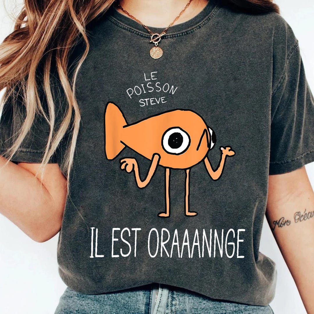 Funny Fish Le Poisson Est Orange Png, Orange Fish Song Png | Funny Meme ...