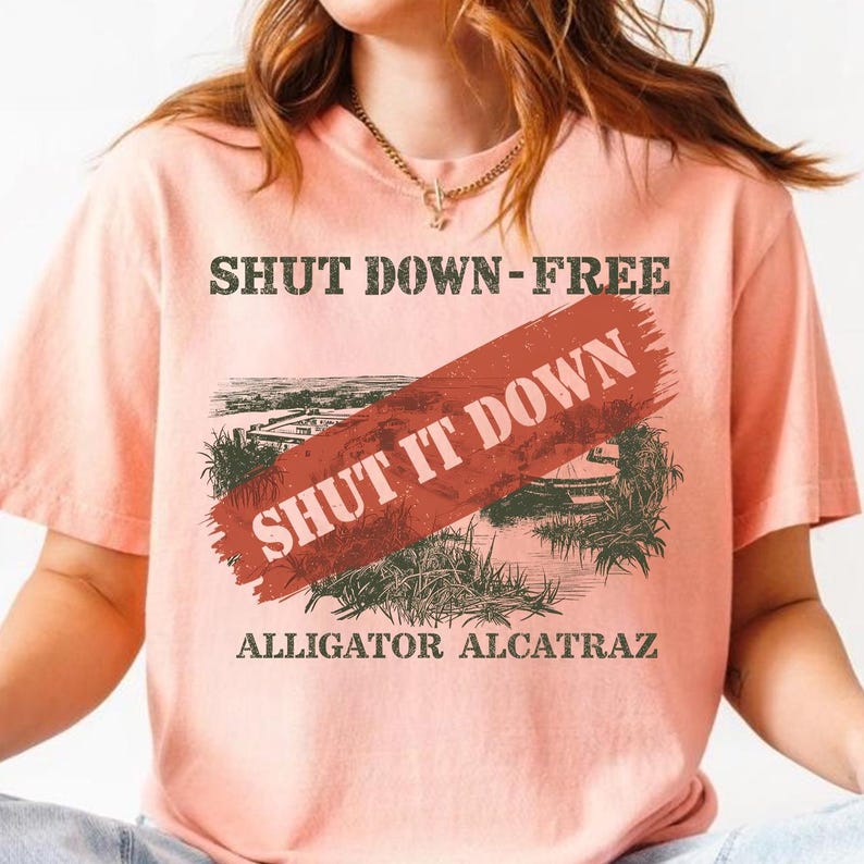 Anti Alligator Alcatraz PNG, Stop Alligator Alcatraz Design, Save ...