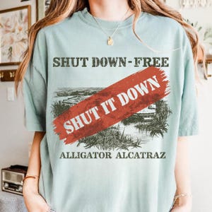 Anti Alligator Alcatraz PNG, Stop Alligator Alcatraz Design, Save ...