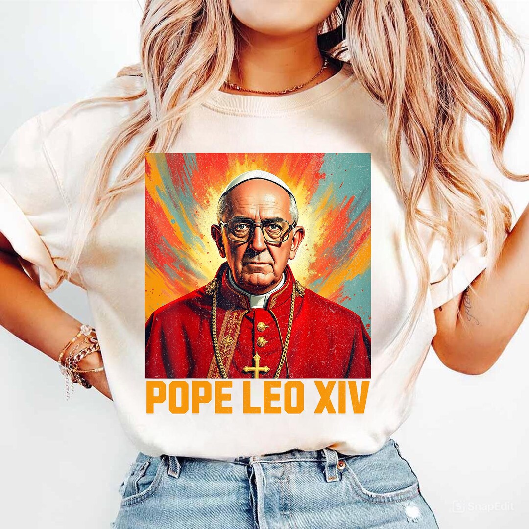 Pope Leo XIV Png, New Pope Leo XIV Png, New Catholic Pope Design, Print ...