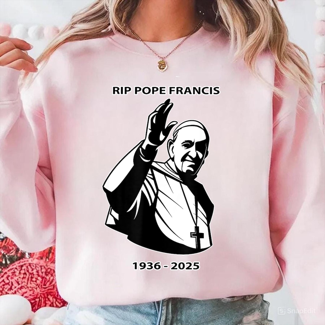 RIP Pope Francis 1936-2025, Pope Memorial Design, Pope Francis Tribute ...