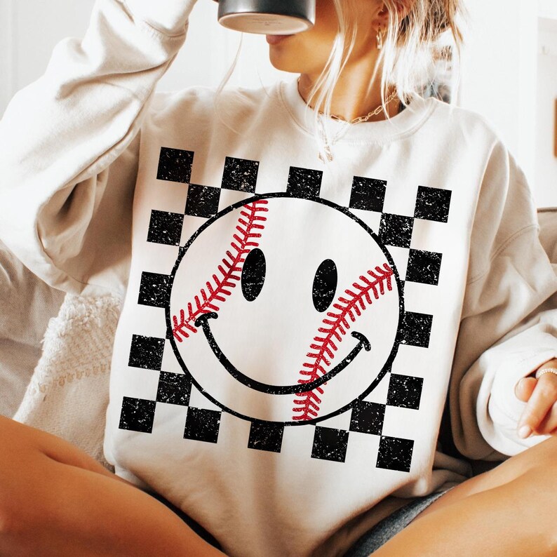 Baseball Smile Face PNG, Baseball Mama Png, Baseball Png, Baseball ...