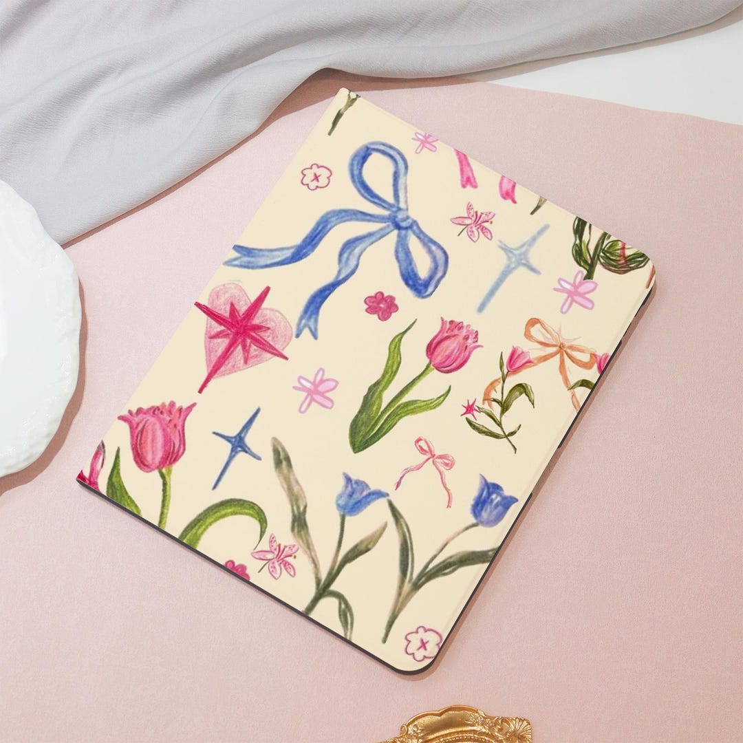 Tulip Bouquet Charm iPad Case Detachable Back Cover for iPad Pro Air 11 ...